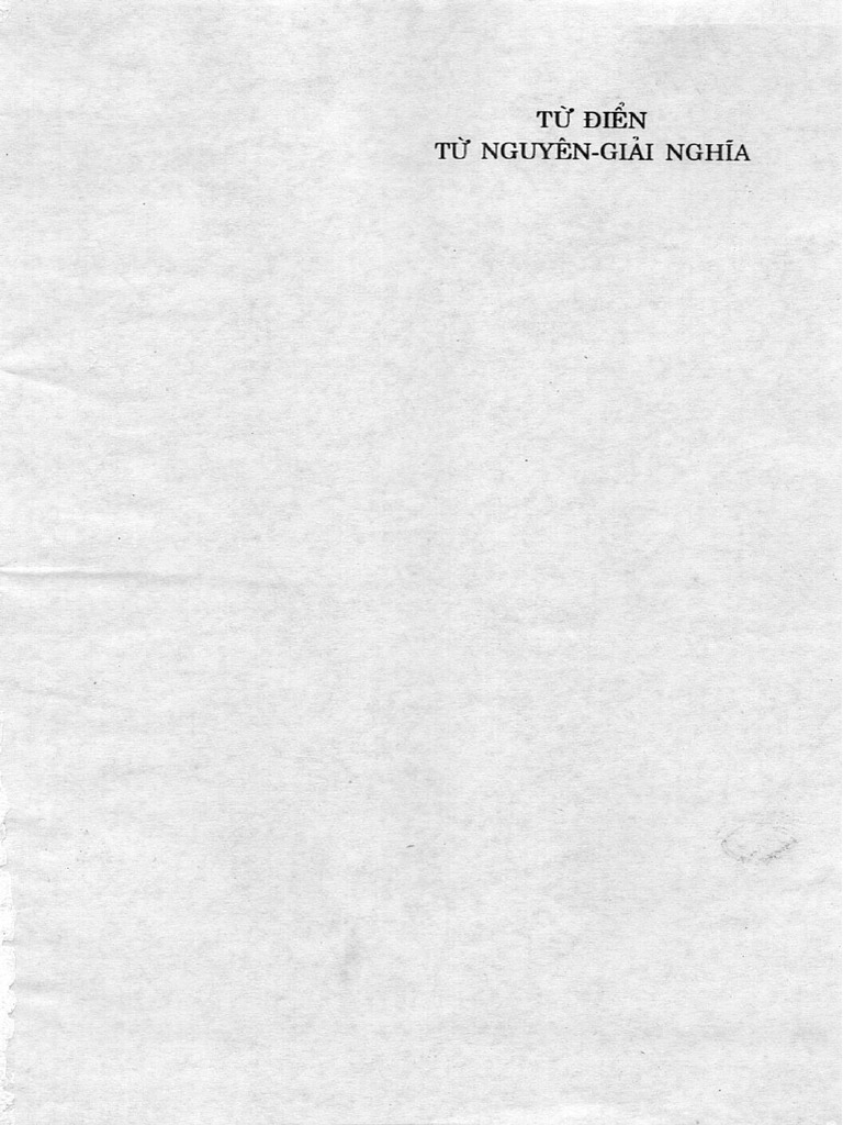 Tu Dien Tu Nguyen Giai Nghia, Vu Ngoc Khanh, Nguyen Thi Hue_0001 | PDF