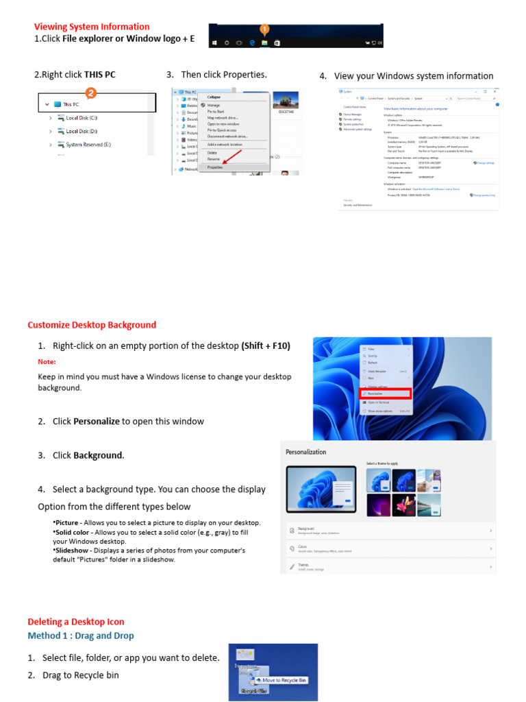Topic 2 Customizing Desktop Environment | PDF | Software | Graphical User Interfaces
