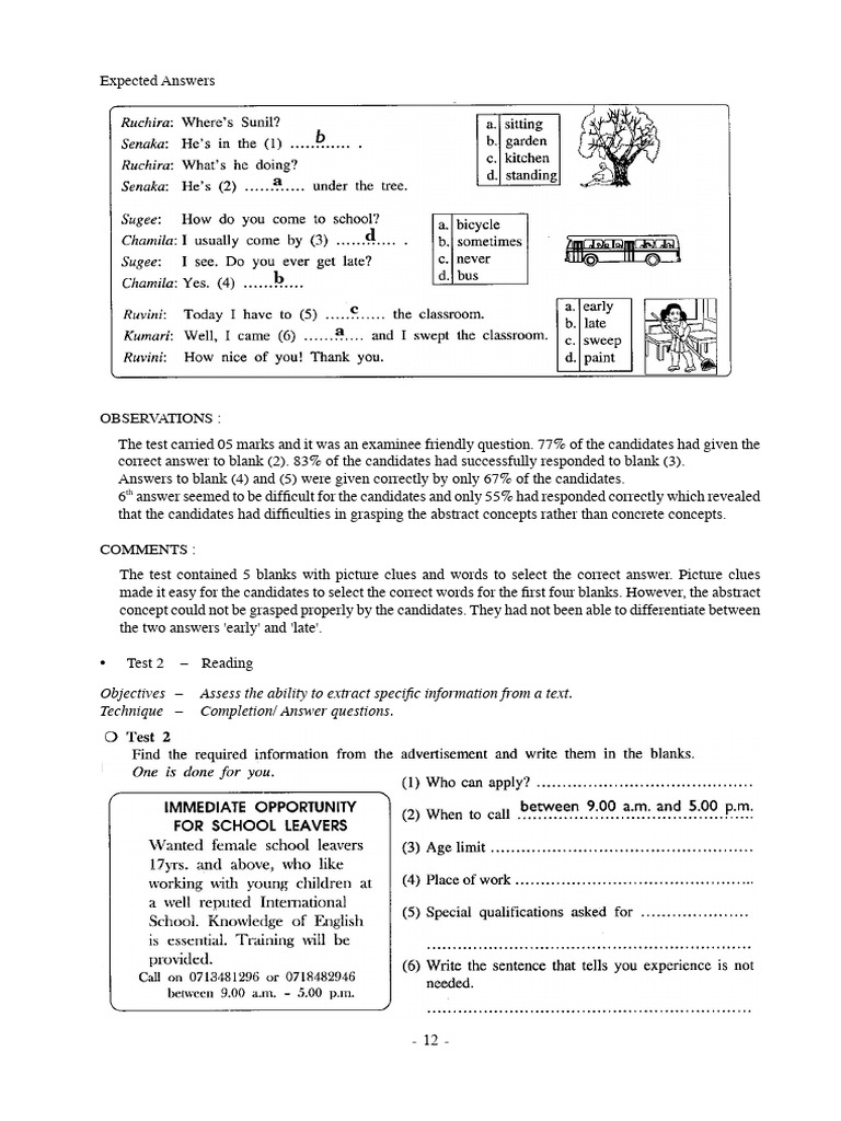 2010 OL English Past Paper and Answers | PDF