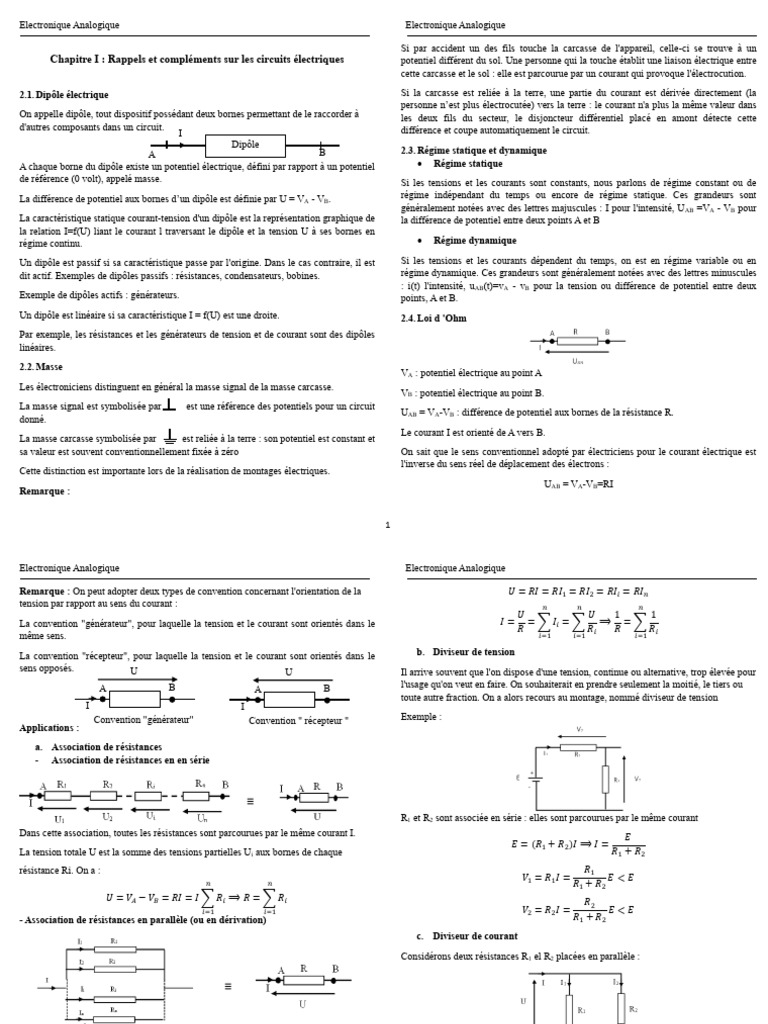 Chapitre1 Rappel | PDF