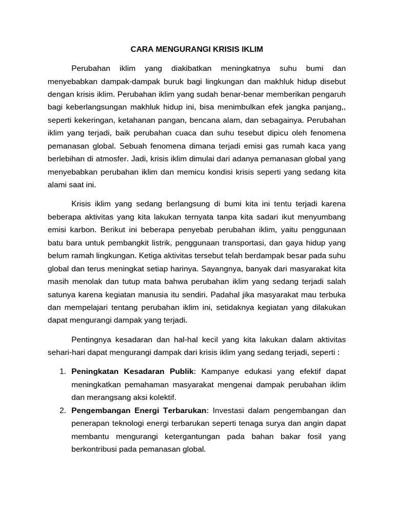 Tugas Icha - Iklim | PDF