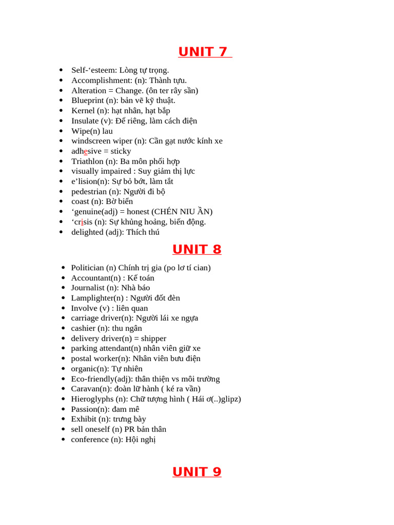 Unit 7 | PDF