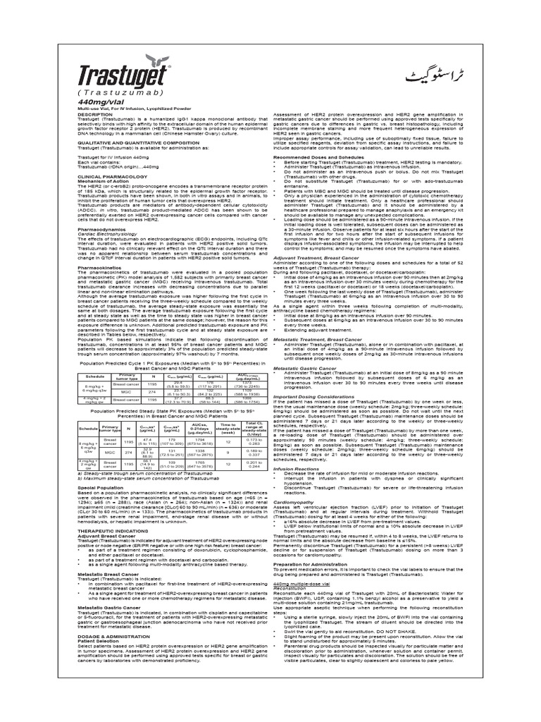 Trastuget-440-Leaflet | PDF