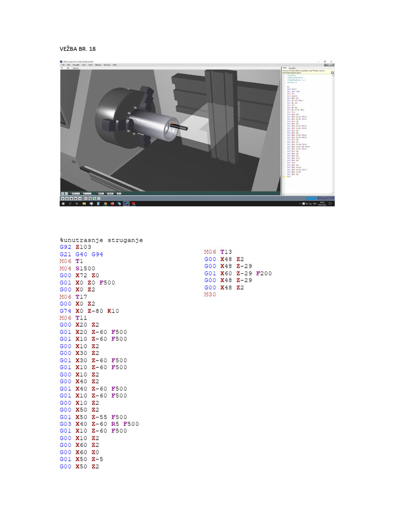 Vezba 18 Struganje | PDF