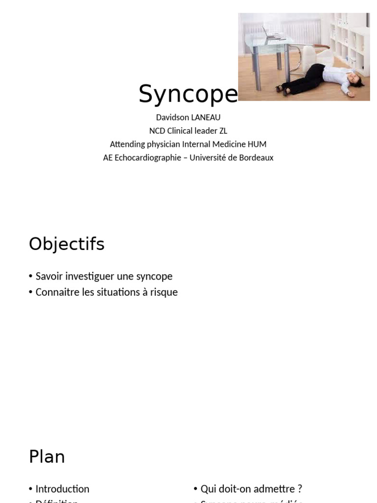 Syncope | PDF