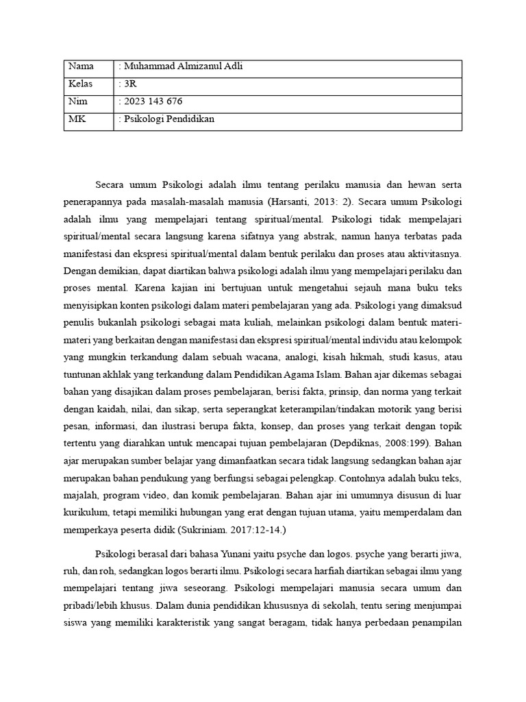 Muhammad Almizanul Adli | PDF