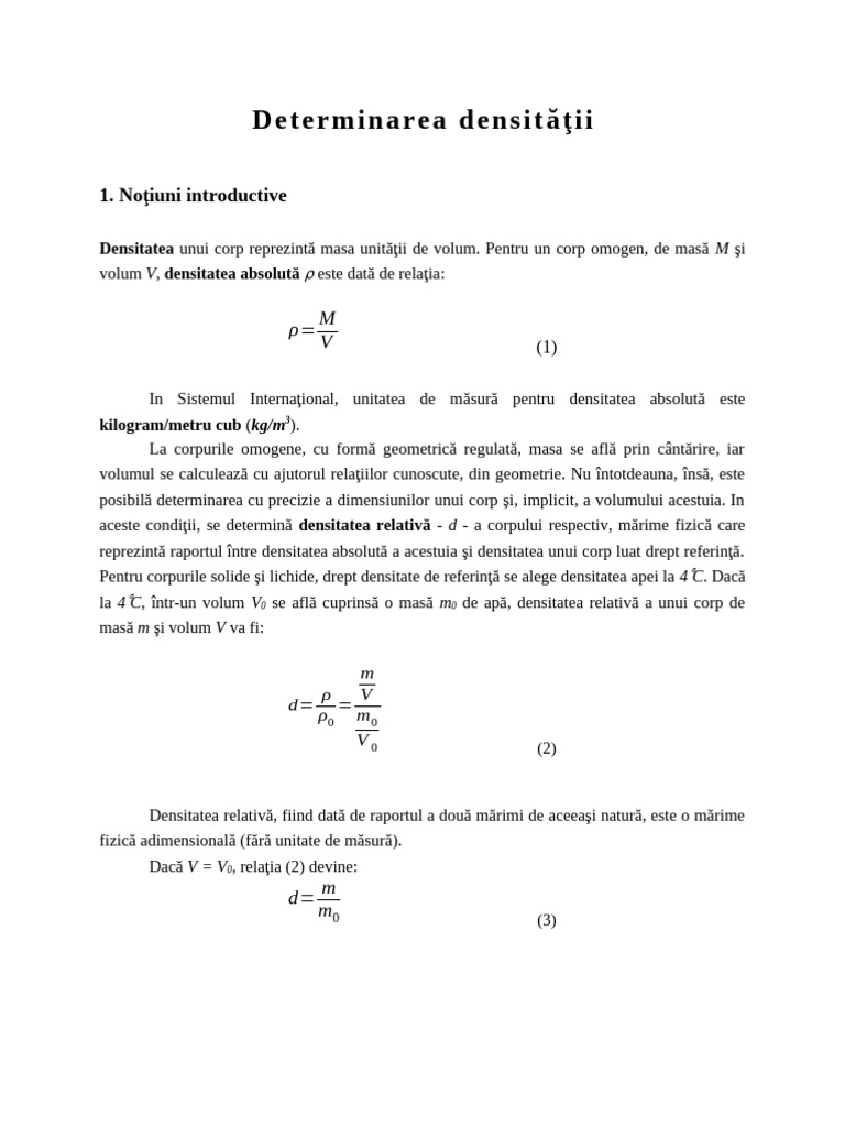 DENSITATE | PDF