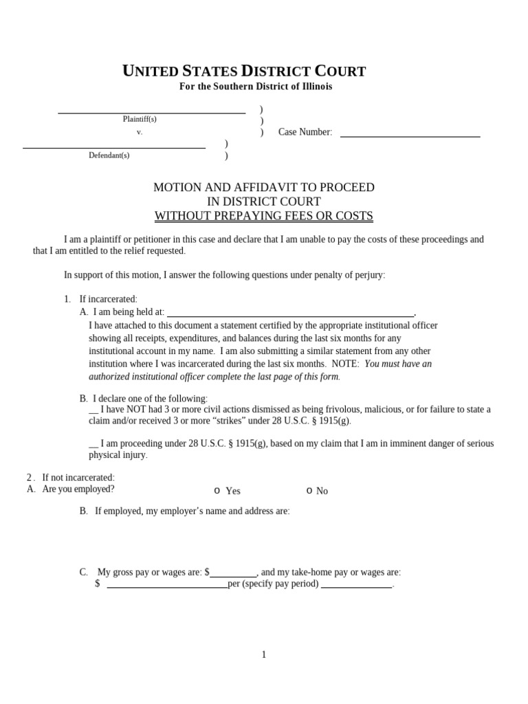 IFP Form | PDF
