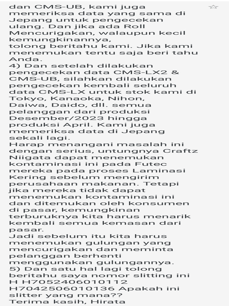 Komplain japan2 | PDF