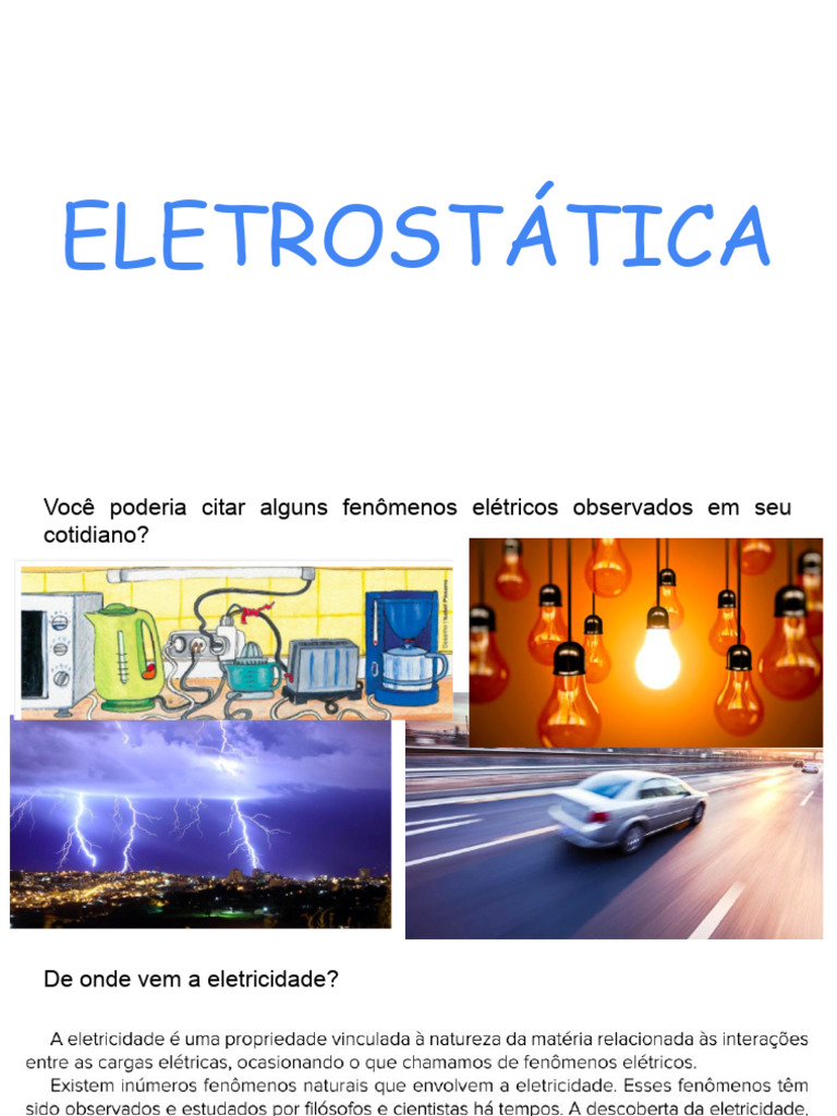 12 - Eletrostática | PDF