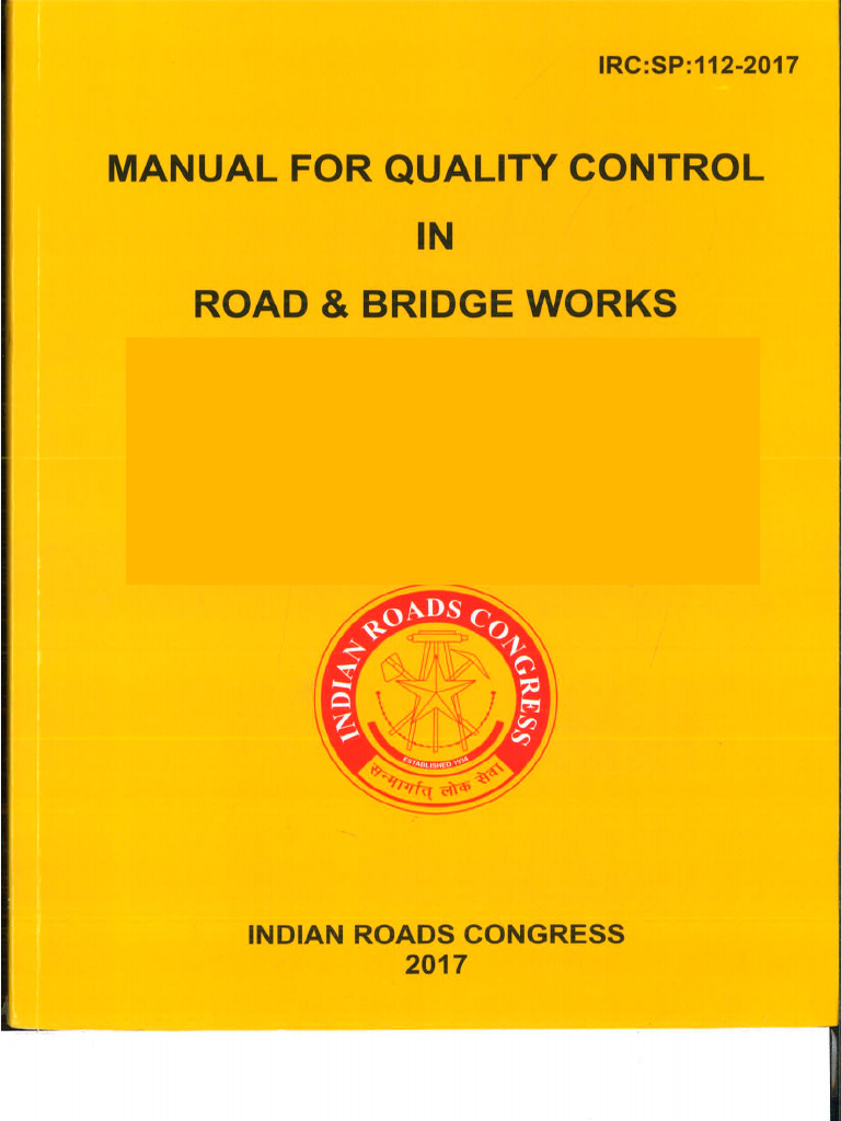 Irc SP 112 2017 | PDF