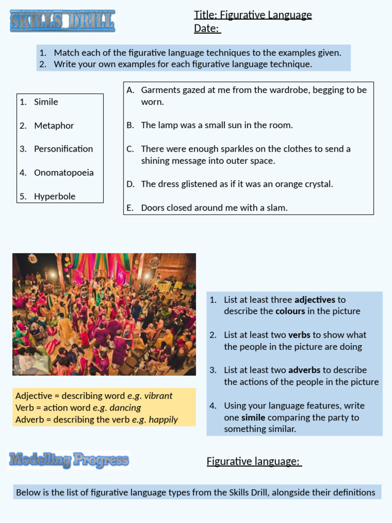 Lesson 4 Figurative Language | PDF