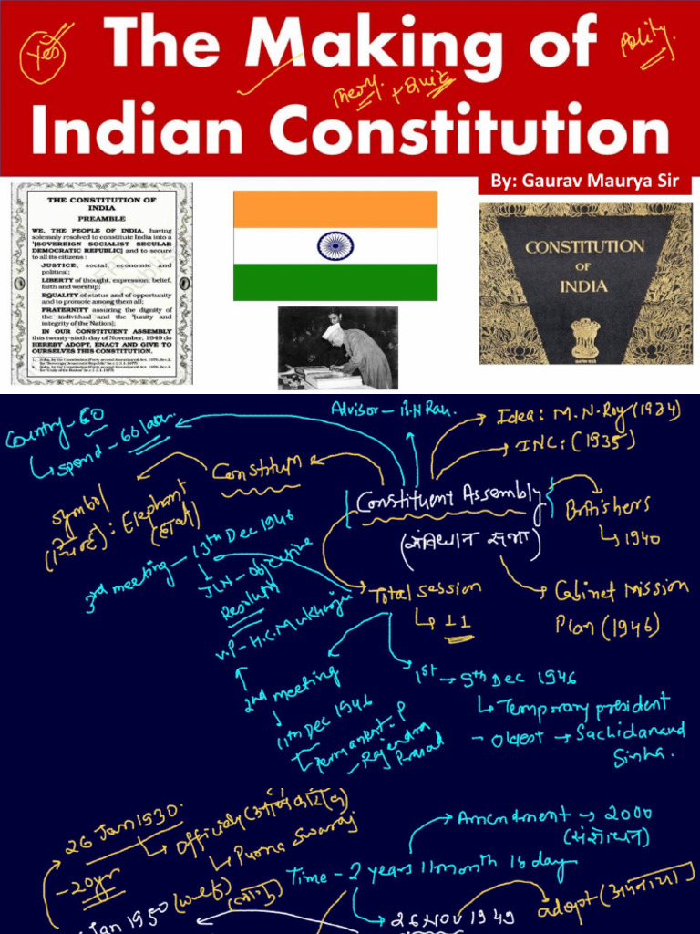 Making of Indian Constitution - 01 1716269325 | PDF