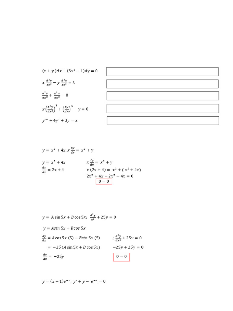 Simplified Differential Equation Chap 123 1 | PDF