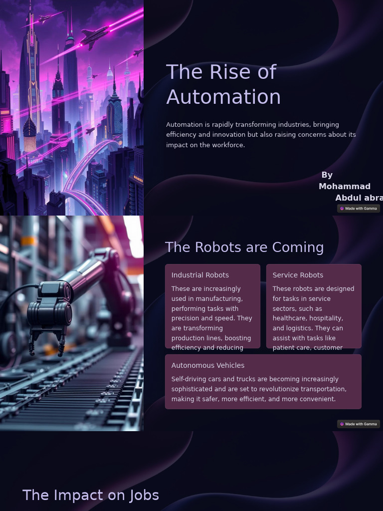 The Rise of Automation.. | PDF | Automation | Business