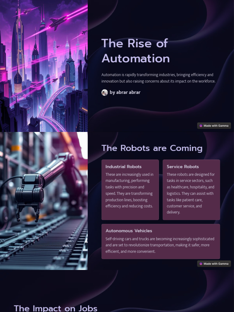 The Rise of Automation | PDF | Automation | Technology & Engineering