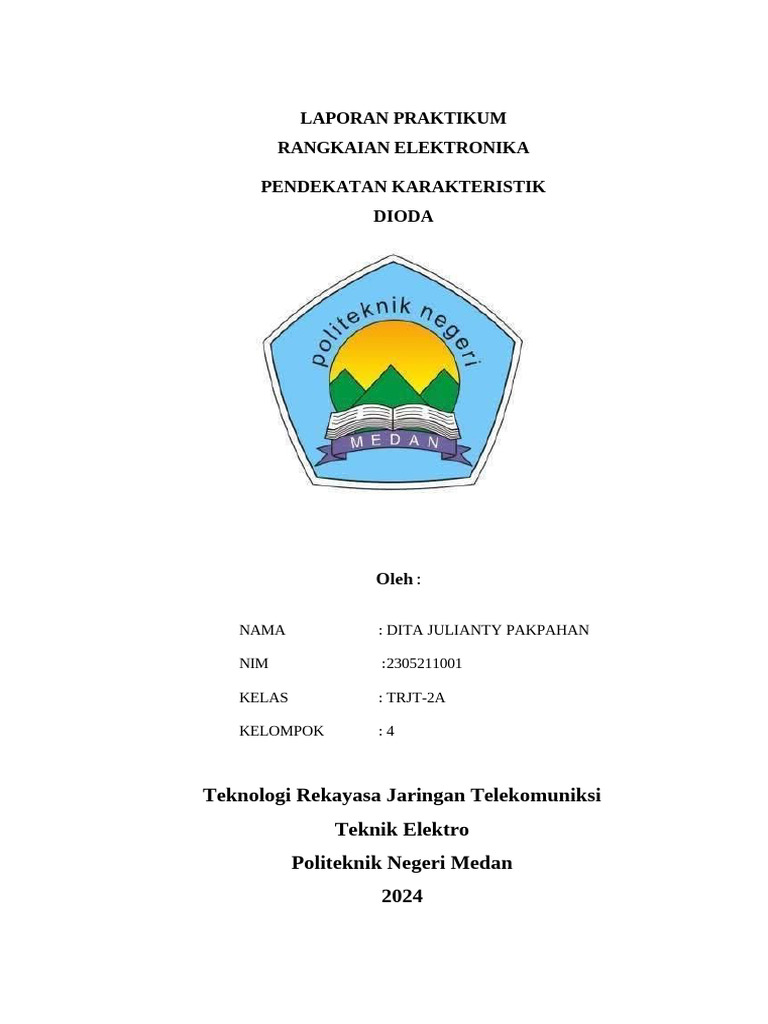 Laporan Praktikum Rangkaian Elektronika | PDF