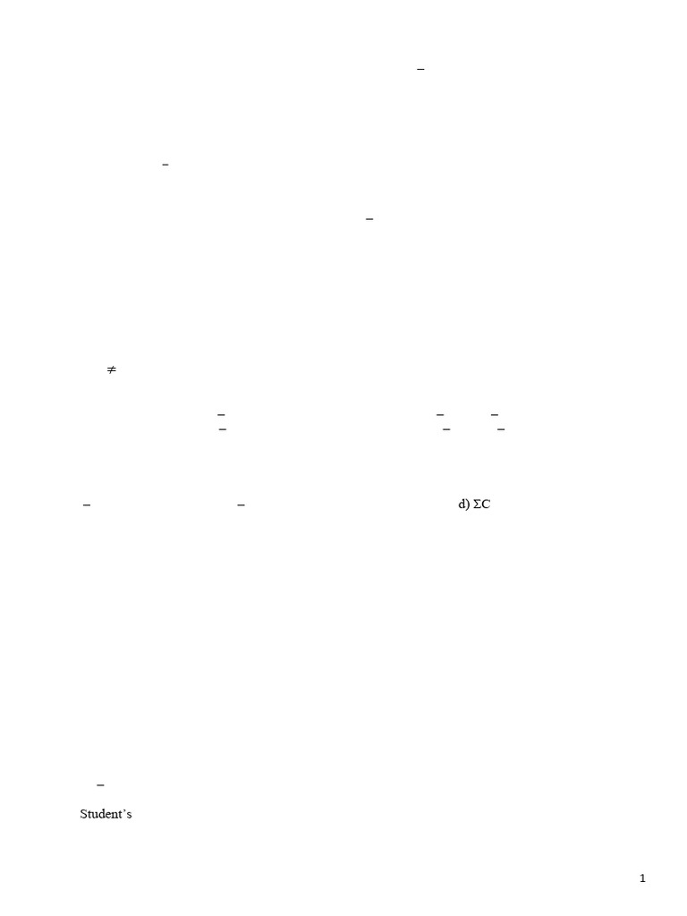 31 Statistics MQP 3 | PDF