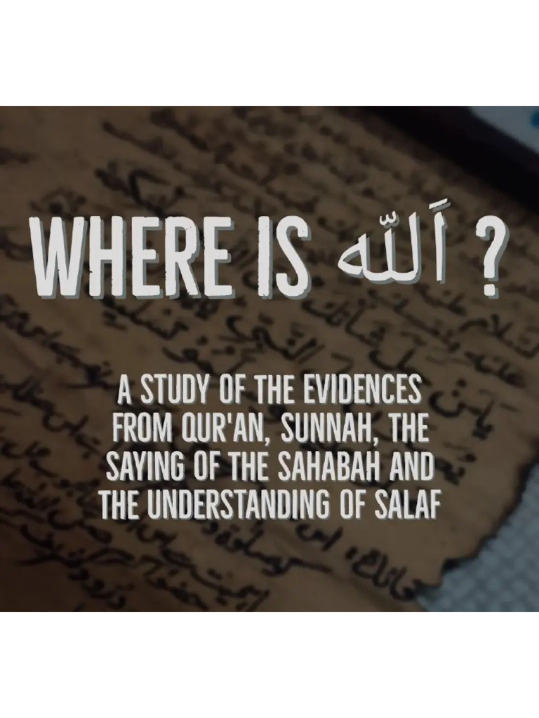 Where Is Allah | PDF