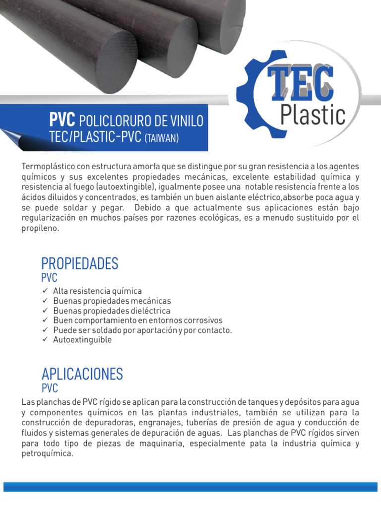 Pvc Policloruro de Vinilo | PDF