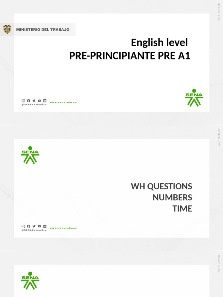 PreA1 Lesson 6 | PDF