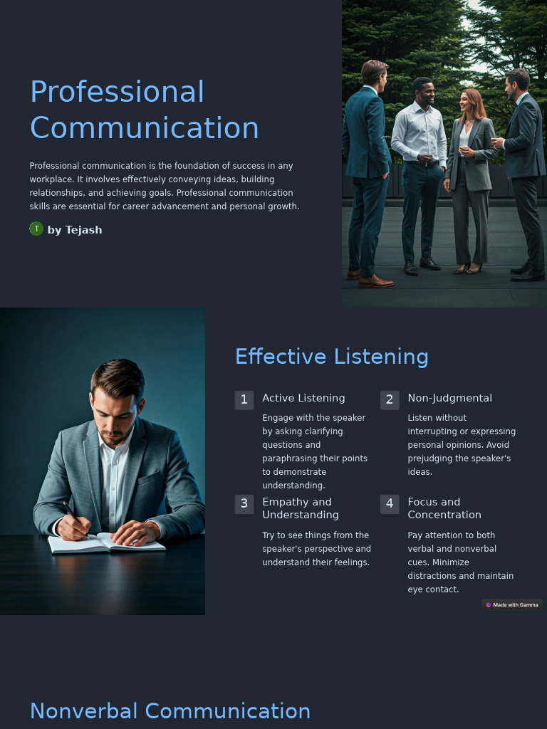 Professional Communication | PDF