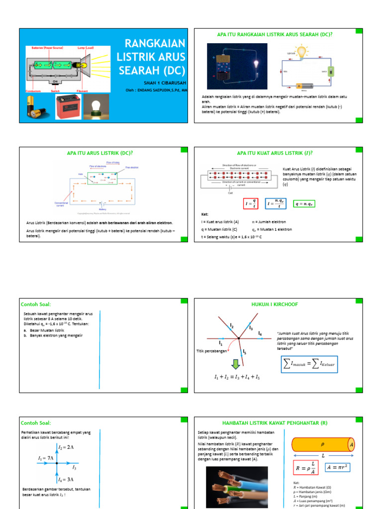 Listrik Arus Searah | PDF