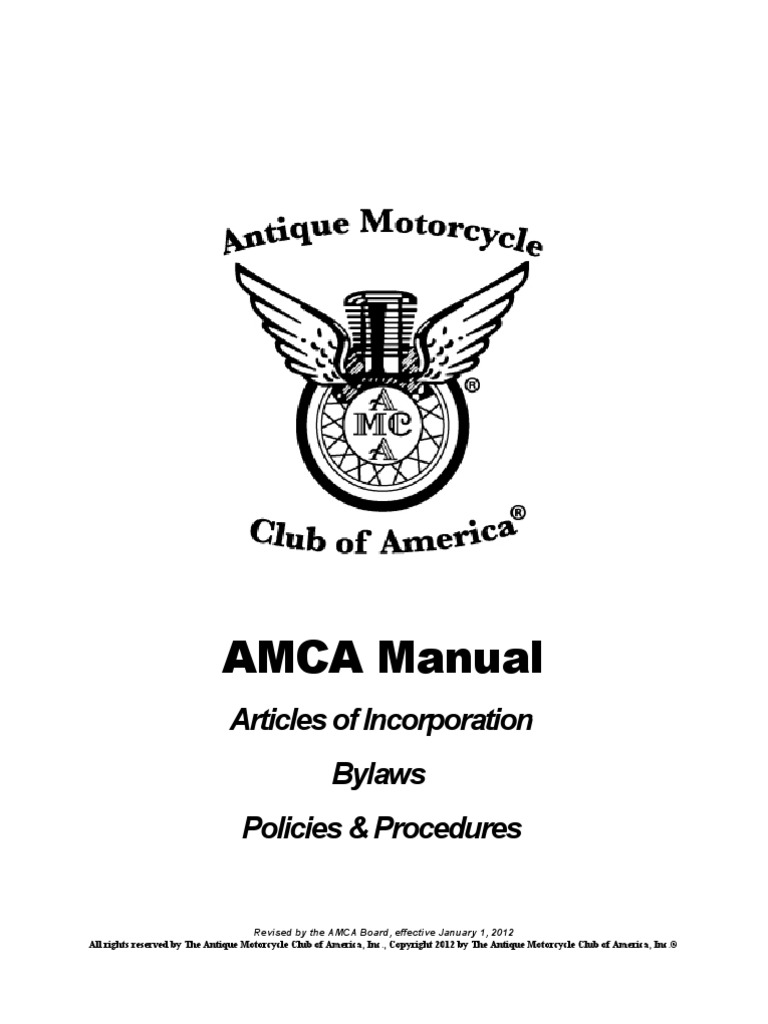 AMCA Policies and Procedures For 2012 | PDF | Board Of Directors ...