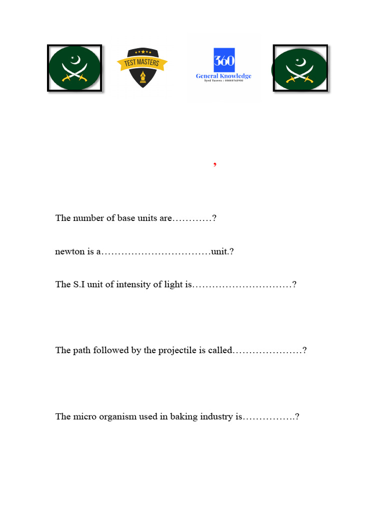 AFNS 150 MCQs By Syed Yaseen | PDF