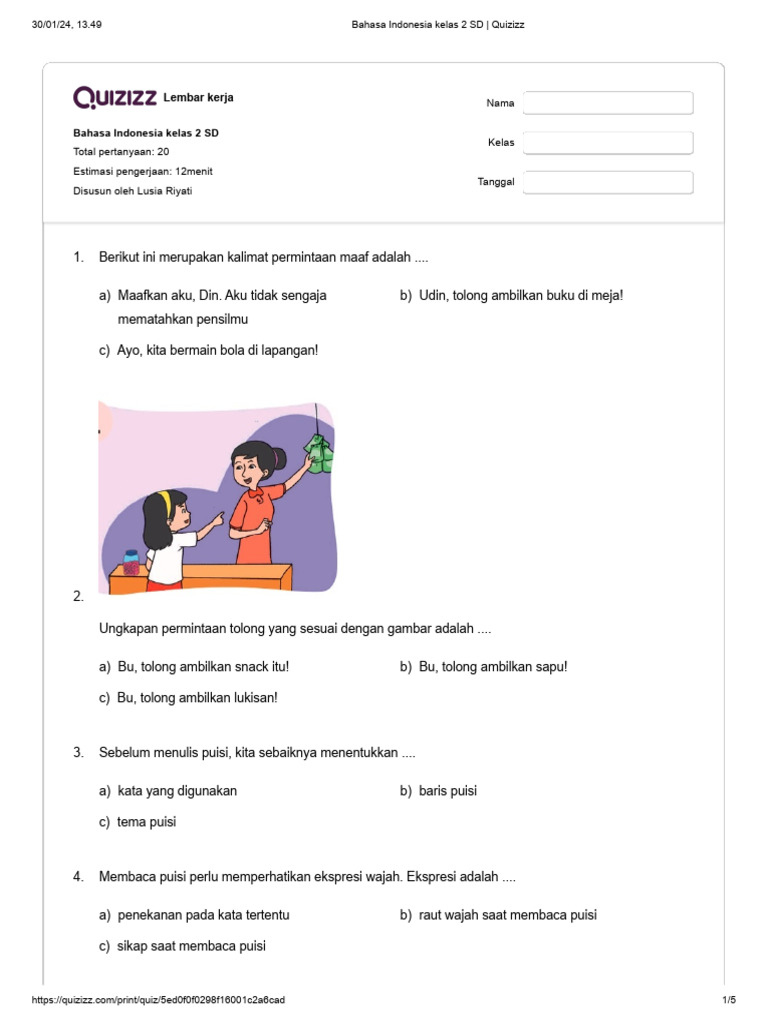 Sumatif Bi Bab 9 | PDF