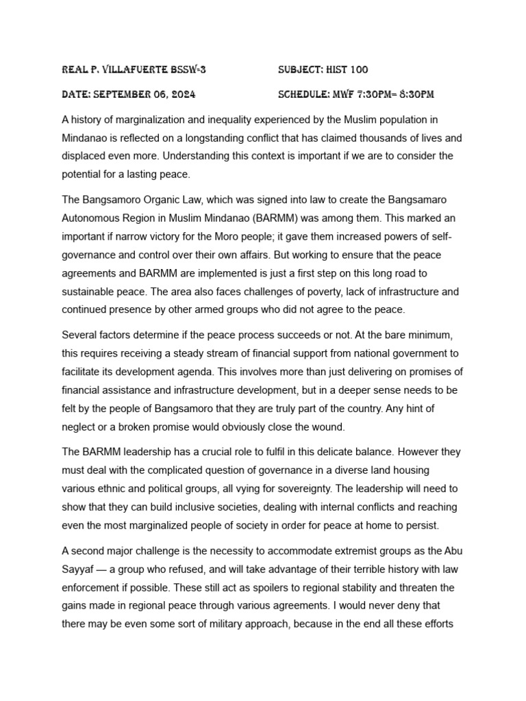 Hist 100 - Reflection Paper | PDF