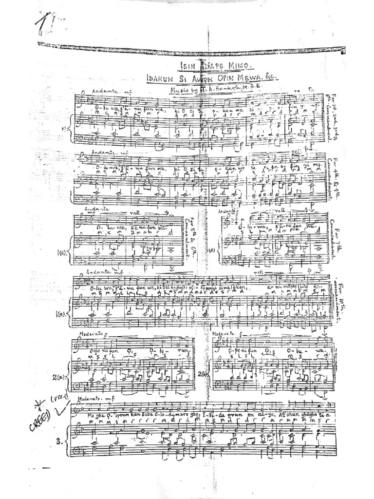 Isin Idapo Mimo Score | PDF