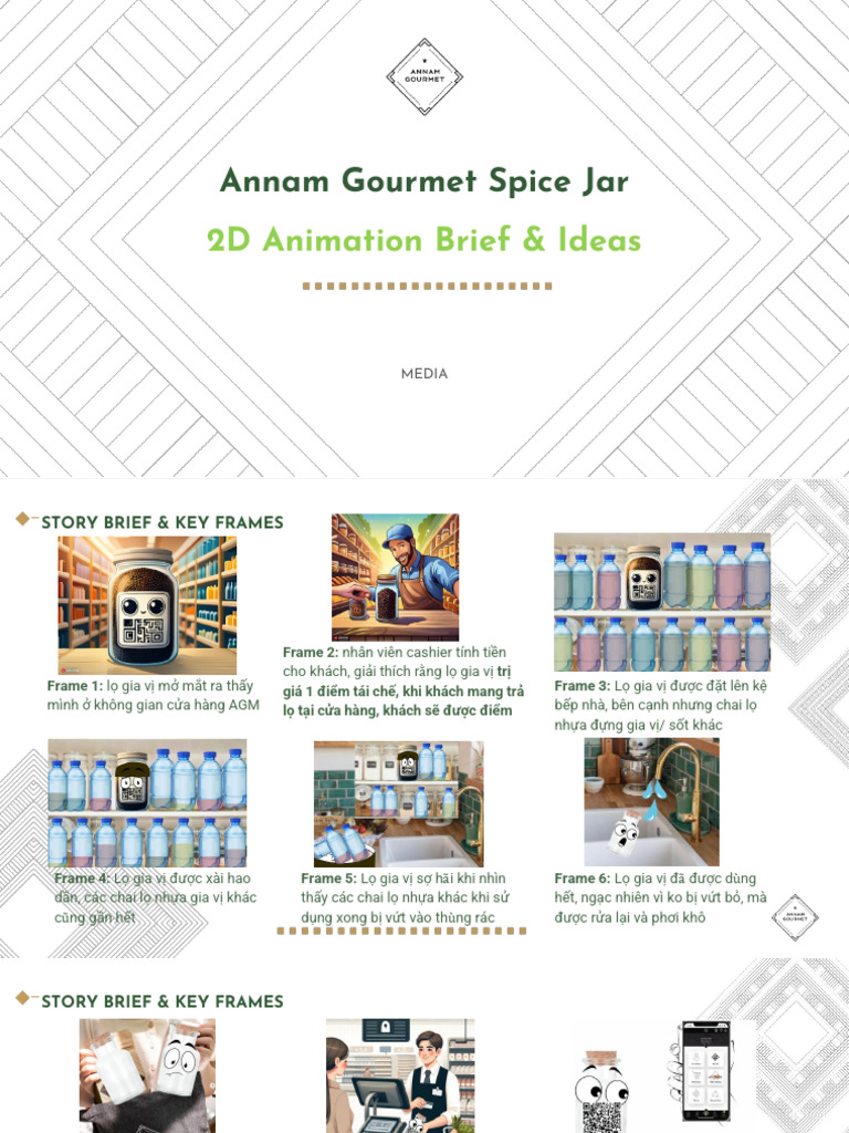 Storyboard 2D Animation Spice Jar | PDF