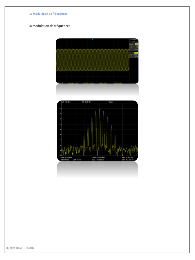 La Modulation de Fréquence | PDF
