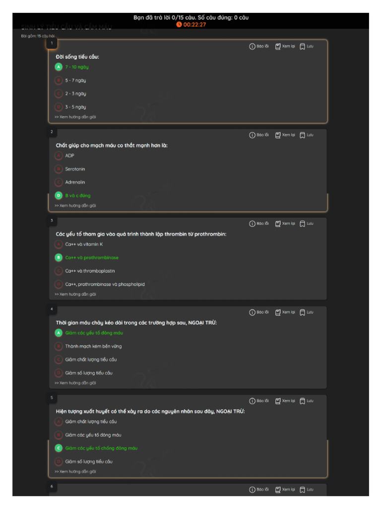 minmin sl tiểu cầu và cầm máu | PDF