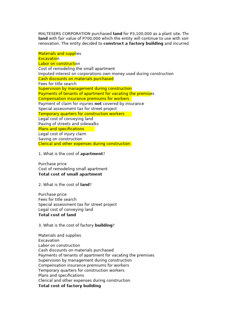 Audit of PPE Sample Problems (1) | PDF | Depreciation | Expense