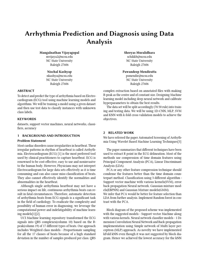 P21 Final Project Report | PDF | Support Vector Machine | Principal ...