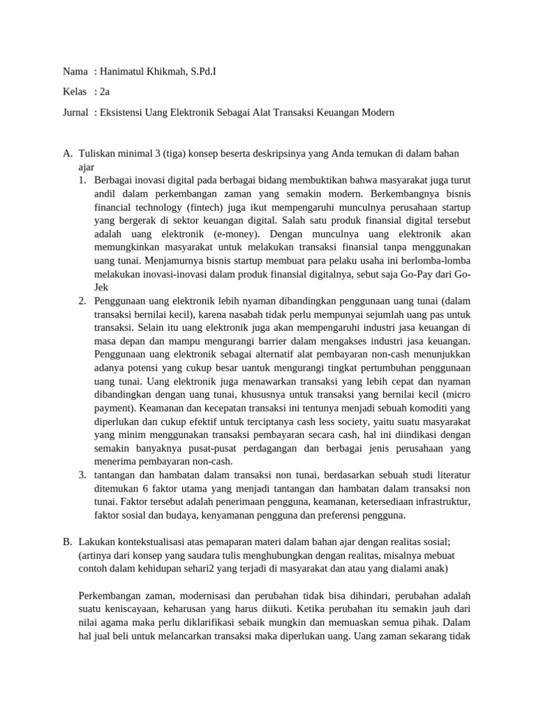 Analisis Bahan Ajar KB 2 | PDF