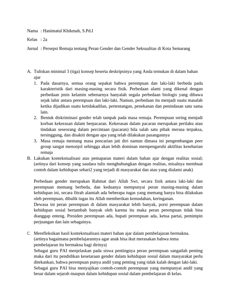 Analisis Bahan Ajar KB 3 | PDF