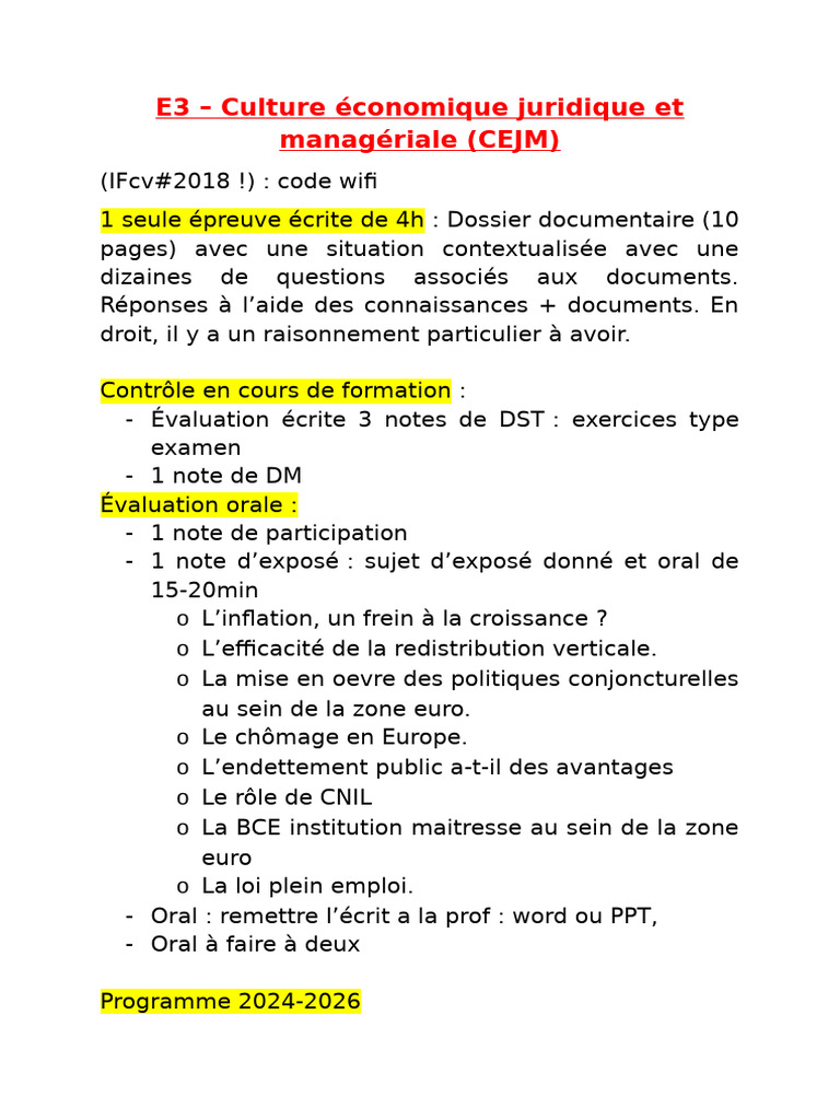 Cours 1 | PDF
