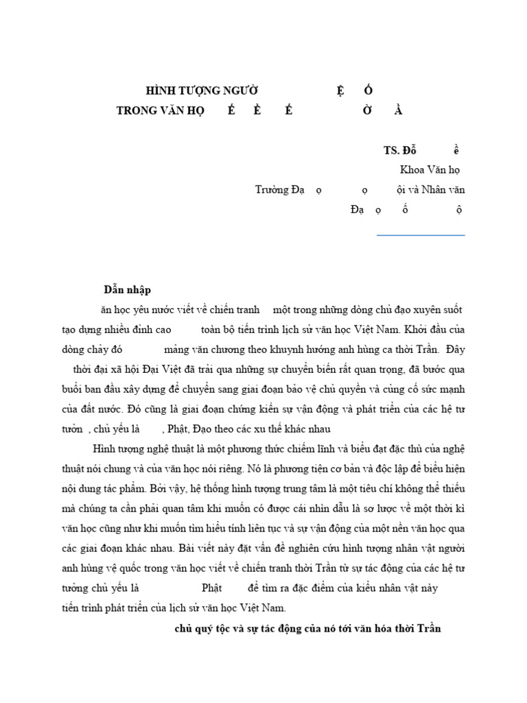 Do Thu Hien - Hinh Tuong Nguoi Anh Hung Ve Quoc | PDF