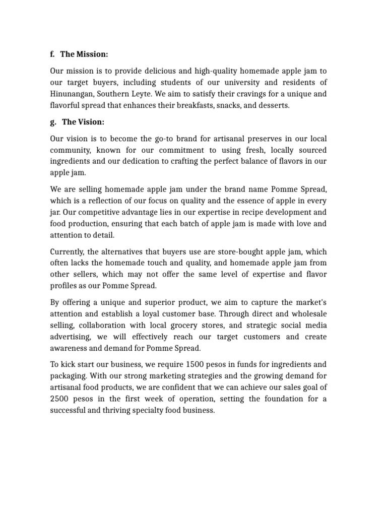 Business Plan Explain | PDF
