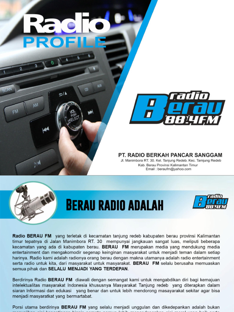 Radio Profile Berau FM 2020 | PDF