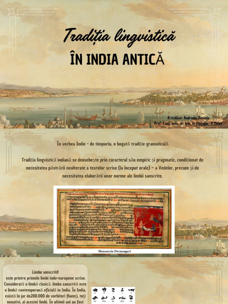 Lingvistica in India Antica | PDF