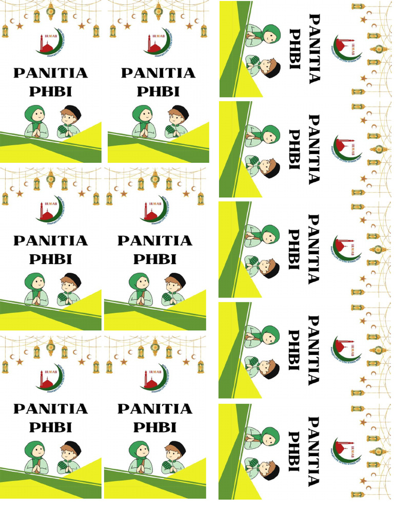 Id Card Panitia Phbi | PDF