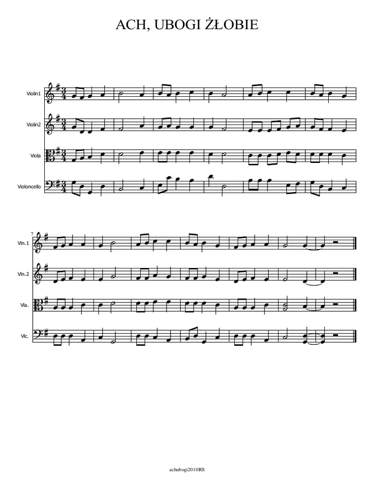 Ach Ubogi Żłobie | PDF