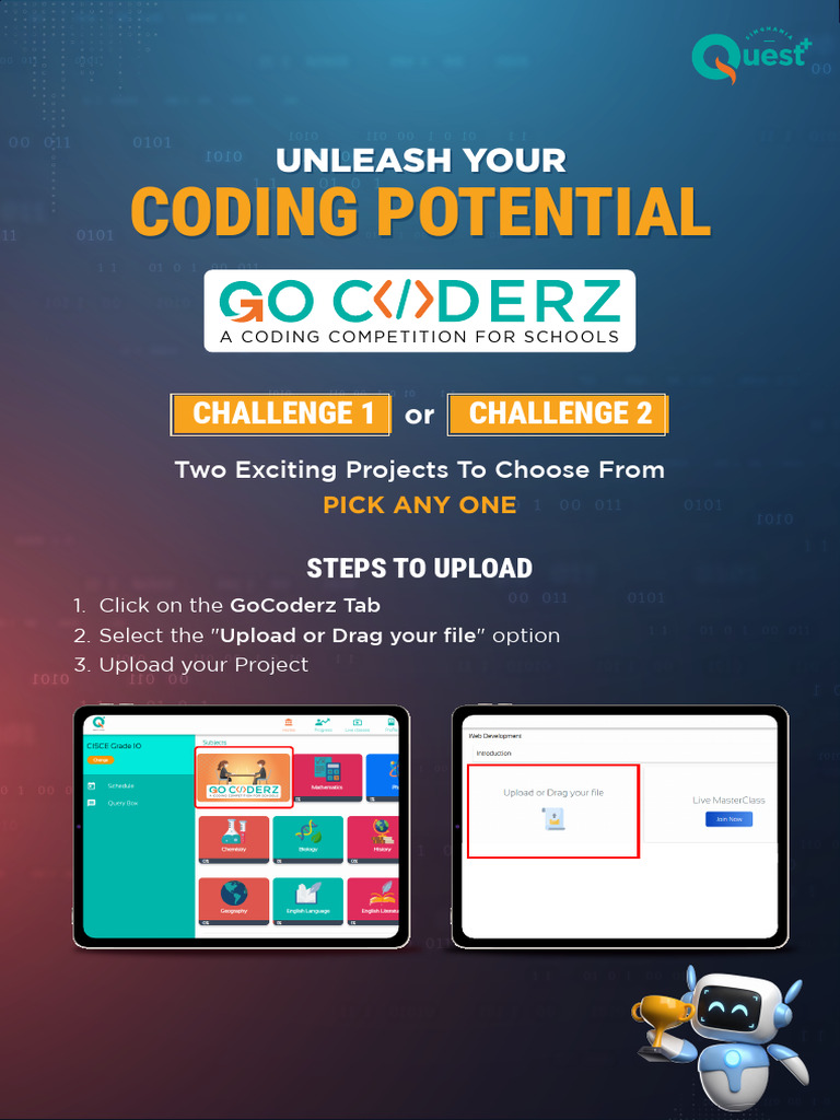 Gocoderz Challenger Coding Projects - Grade 3 & 4 | PDF