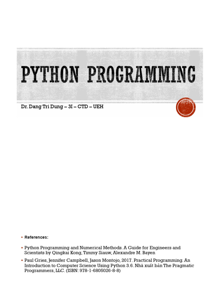 PY Intro | PDF