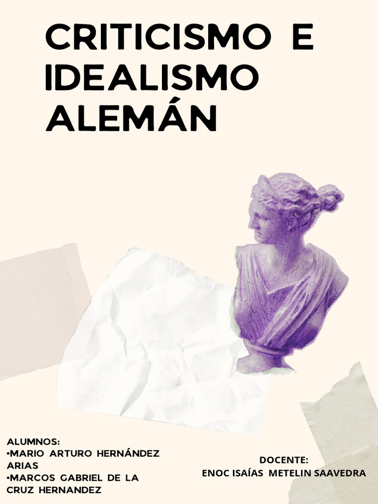 Criticismo e Idealismo Alemán en Filosofía | PDF | Immanuel Kant ...