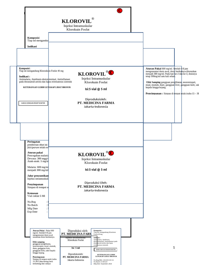 Kemasan Vial T-1 | PDF